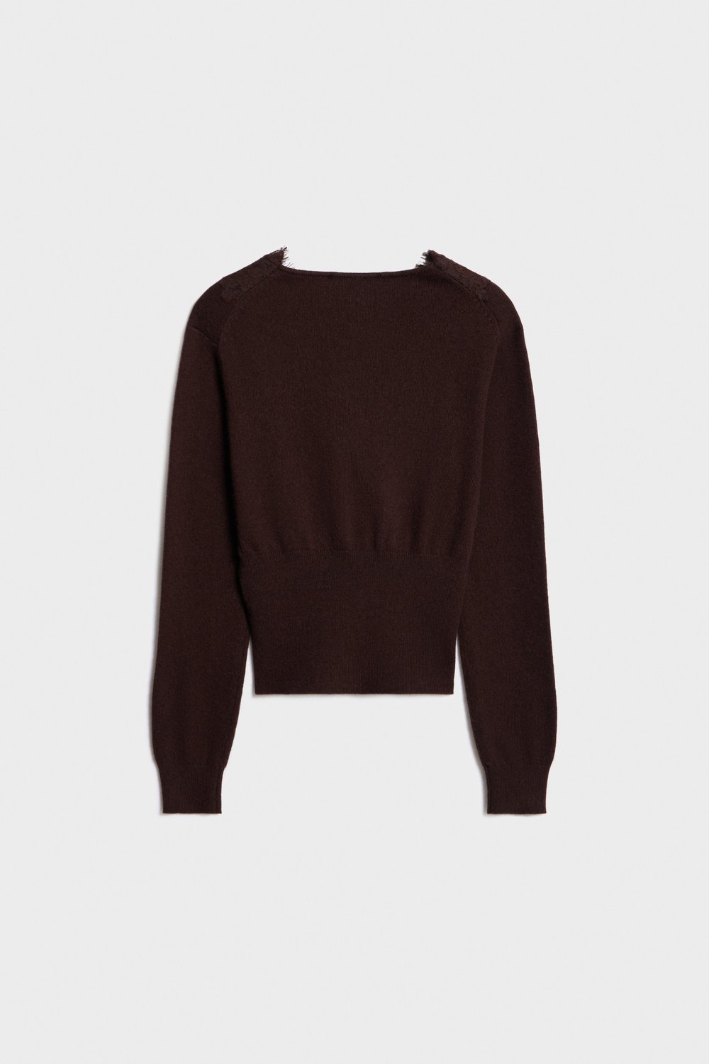 Knit cardigan with lace | LIMÉ Worldwide