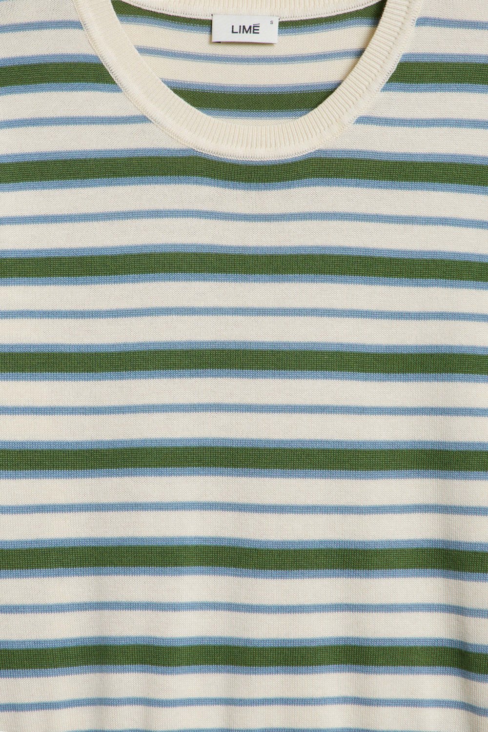 Свитер из хлопка и модала в полоску многоцветный цвет - LIMÉ