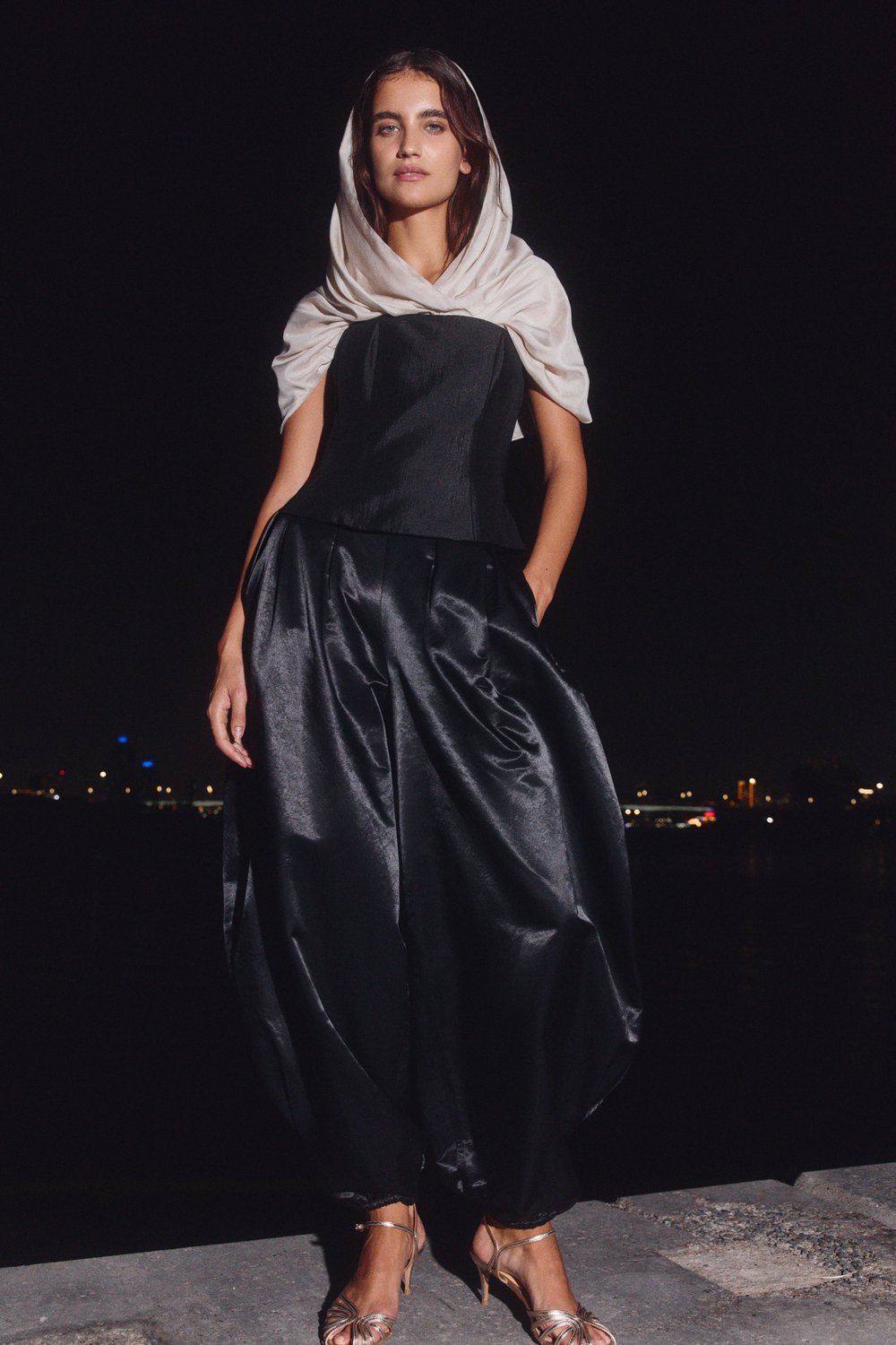 Satin bloomer trousers | LIMÉ Worldwide