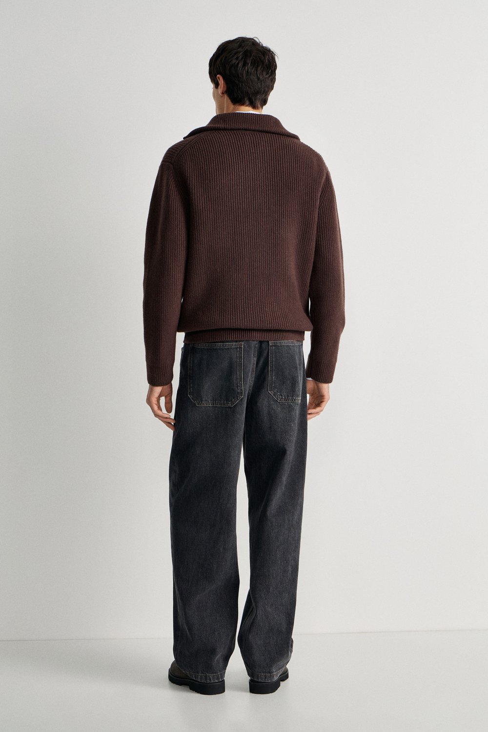Zip-top wool sweater | LIMÉ Worldwide